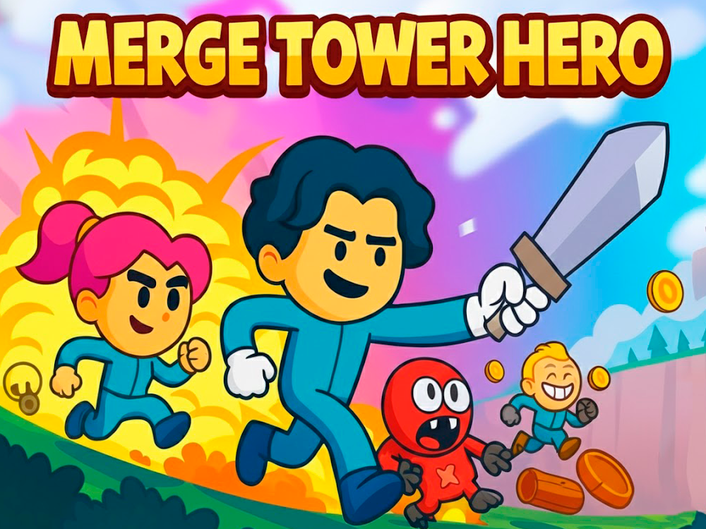 Merge Tower Hero 🕹️ Jogue online no SGameS