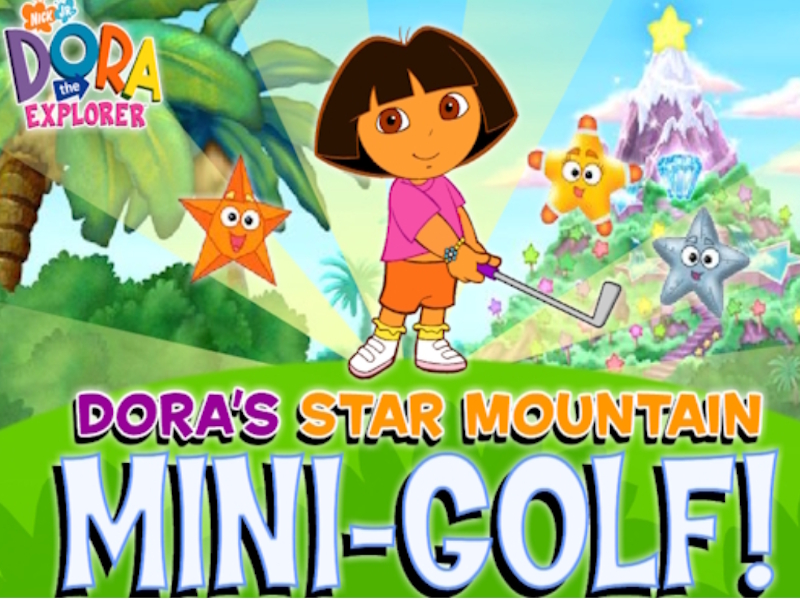 Dora The explorer Dora's Star Mountain Mini-Golf 🕹️ Jogue online no SGameS